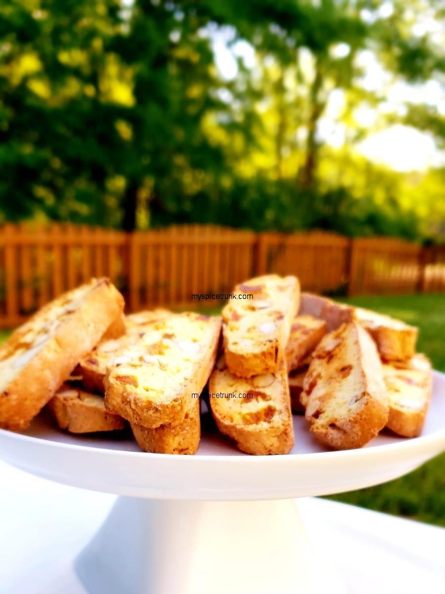 Apricot ,Almond Biscotti - myspicetrunk