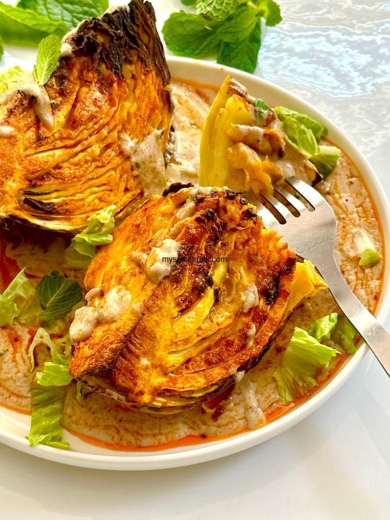 Air Fryer CAbbage Wedges